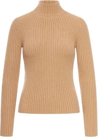 Max Mara Femme, Pulls, Brun, Taille: 38 FR Aral1234 Col Roul&eacute; C&ocirc;tel&eacute;