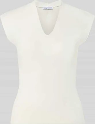 Mango Stricktop mit V-Ausschnitt Modell CANELONS