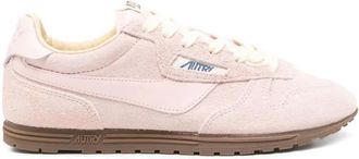 Autry Low-Top Sneaker - Light Pink Suede Sneakers - Gr. 36 (EU) - in Beige - f&uuml;r Damen