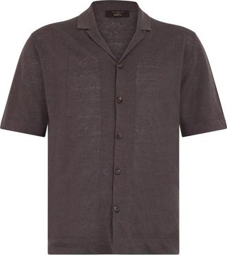 Slowear Slowear, Homme, Chemises, Gris, Taille: XL Chemise en lin et coton coupe classique