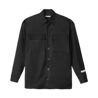 Hinnominate Hinnominate, Homme, Chemises, Noir, Taille: M Twill Pocket Shirt
