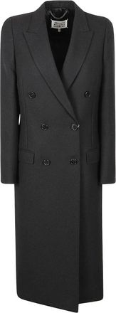 Maison Margiela Damen, M&auml;ntel, Schwarzk, 2XSGr&ouml;&szlig;e