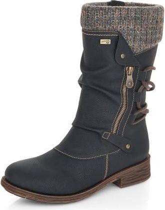 Remonte Femme Bottines, Noir Break 01, 39 EU