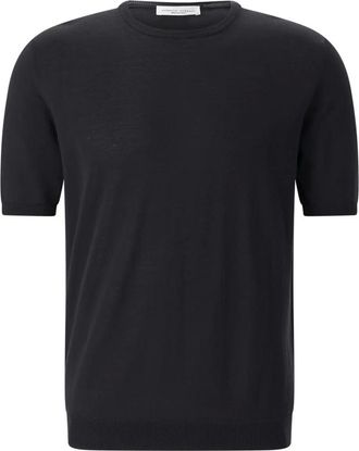 Roberto Collina Homme, Pulls, Noir, Taille: 2XL Tricot ras du cou