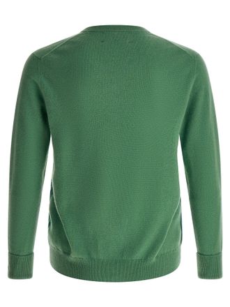 Ballantyne Diamond Intarsia Cashmere Sweater - Green