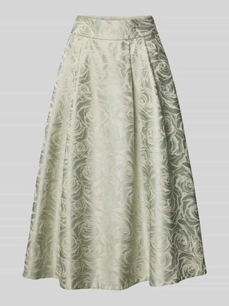 Rinascimento Midirock aus Satin mit Eingrifftaschen