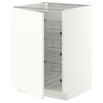 IKEA METOD Unterschrank mit Drahtk&ouml;rben