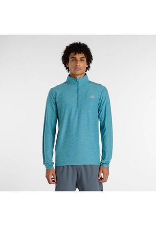 New Balance Herren Langarmshirt SPACE DYE 1/4 ZIP