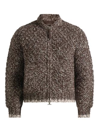 Mani&egrave;re De Voir veste Darel en maille &eacute;paisse - Marron