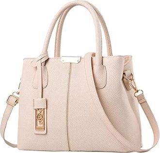 Generic Sac &agrave; Main Simple Grande Capacit&eacute; Une &Eacute;paule Femmes Sacs &agrave; Bandouli&egrave;re Femmes Noir Grand, Blanc., taille unique