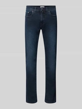 Pierre Cardin Straight Fit Jeans aus elastischem Baumwoll-Mix Modell Lyon