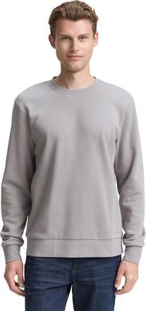 Tom Tailor Herren 1047826 Basic Sweatshirt in Unifarben, 30992-Formal Grey, M