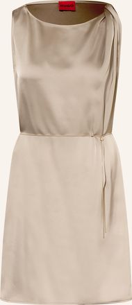 HUGO BOSS Hugo Etuikleid Koberi Aus Satin beige