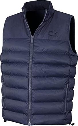 Calvin Klein Mens Lassen Gilet de Golf leau rembourrée - Marine - L