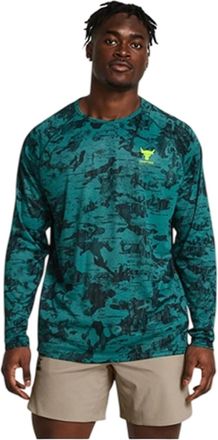 Under Armour Project Rock Oberteil f&uuml;r Herren, Iso-Chill-Material (Gr&uuml;n/Schwarz)