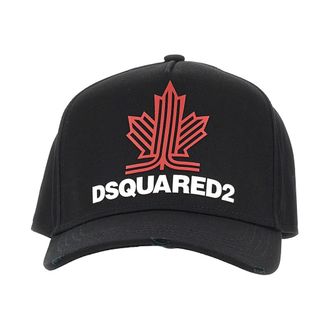 Dsquared2 Baseball-Cap mit Logo-Stickerei - - Accessories - unisex - Schwarzk - ONE SIZE