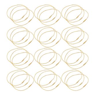 BESPORTBLE Homoyoyo 1000 St&uuml;ck Weihnachtsdeko Aufh&auml;nger mit Druckknopfverschluss Vorgeschnittene Schnur und Kunststoffhaken Silberfarbene Schmuckkordeln f&uuml;r Chri