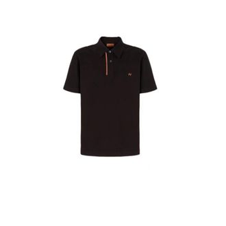Missoni Baumwoll-Polo-Shirt - - Tops - Herren - Schwarzk - L