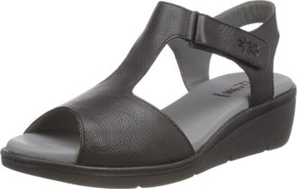 FLY London Fly London Damen Nova932fly Sandale, Schwarz, 39 EU