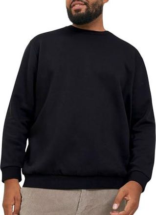 Jack & Jones Jjebradley Sweat Crew Noos Pls Homme Maillot de surv&ecirc;tement, Noir, 4XL Grande taille