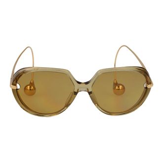 Bottega Veneta Drop Sonnenbrille - - Accessories - unisex - Gelb - 60 MM