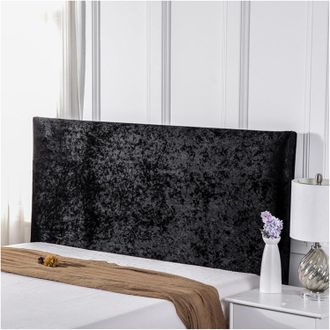 Generic Samt-Bezug F&uuml;r Bett-Kopfteil, Staubdicht, Elastisch, F&uuml;r King/Doppelbett, Schlafzimmer, Dekoration(C,120 cm)