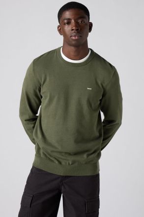 Levi's Leichter Housemark Pullover - Herren - Gr&uuml;n / Gr&uuml;n