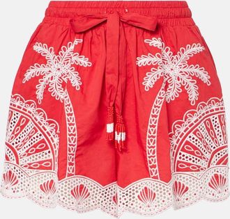 Farm Rio Short Palm Trees en coton