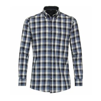 Casamoda Kariertes Hemd - - Shirts - Herren - Blau - M