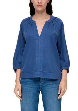 s.Oliver Damen Bluse 3/4 Arm Blue 42