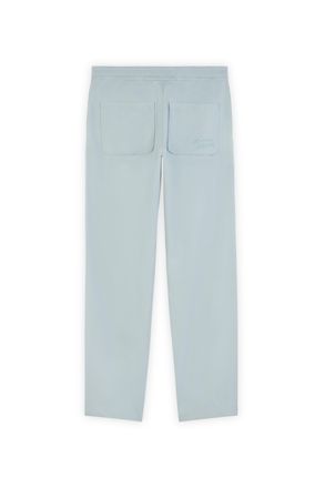 Maison Kitsun&eacute; Cotton Straight-Cut Trousers - Blue