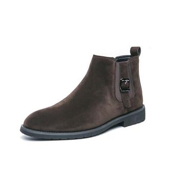 Generic Bottines Chelsea confortables &agrave; enfiler &agrave; bout pointu pour homme, marron, 41 1/3 EU