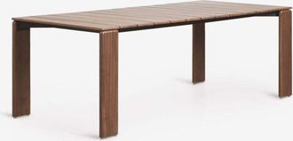 Sklum Rechteckiger Esstisch aus Akazienholz Kandroa 220 x 100 cm Akazienbraun dunkel