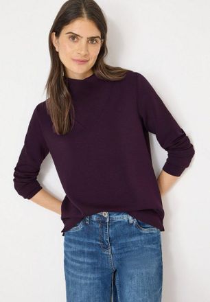 Cecil Stehkragenpullover mit großem Kragen