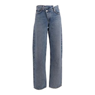 A Gold E Femme, Jeans, Bleu, Taille: W24 Jeans chiusura a incrocio
