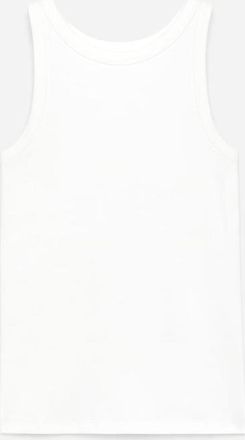Arket Geripptes Tanktop -Wei&szlig;