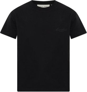 Fear of God Femme, Tops, Noir, Taille: 40 FR T-Shirt avec Logo Brod&eacute;