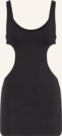 SKIMS Skims Lounge-Kleid Cotton Jersey Mit Cut-Outs schwarz