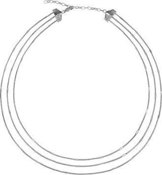 Breil Womens Necklace Sinuous Collection TJ3094 - Bijoux pour Femme - Collier Ras du Cou en Acier, avec Fermeture en Pince de Homard et Finition Miroir, Arg