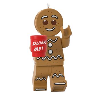 Hallmark Lebkuchenmann Lego Andenken Ornament Lego Baumschmuck Harz H&auml;ngende Ornament H&auml;ngende Ornamente Geschenke f&uuml;r Weihnachten