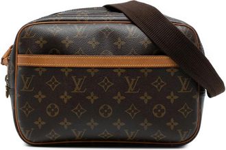 Louis Vuitton Hobo Bags - Monogram Reporter PM - Gr. unisize - in Braun - für Damen