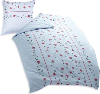 Dyckhoff 3054670400 Melina Weichfrottierbettwäsche, RV Garnitur 135 x 200 cm und 80 x 80 cm Kissen, 400, Mehrfarbig