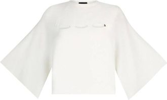 Liu Jo Femme, Pulls, Blanc, Taille: 40 FR Liu Jo Sweaters