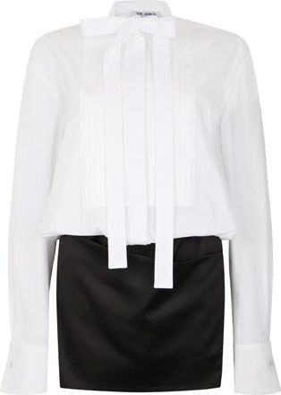 The Attico Femme, Blouses et Chemises, Blanc, Taille: 34 FR Shirt Mini Dress