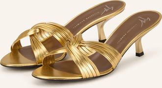 Giuseppe Zanotti Giuseppe Zanotti Design Mules gold