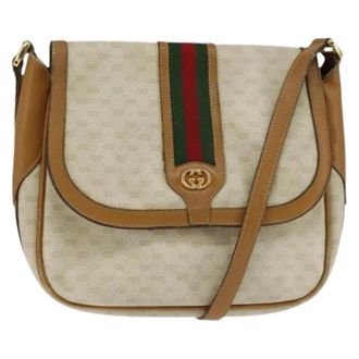 Gucci Pre-owned Vintage Umh&auml;ngetasche - - Pre-owned - Damen - Beige - ONE SIZE