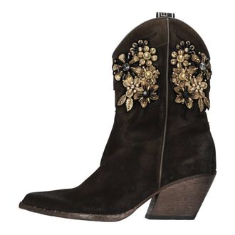 Elena Iachi Damen, Schuhe, Braun, 38 1/2 EUGr&ouml;&szlig;e