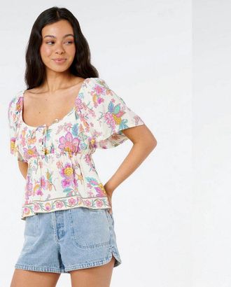 Rip Curl Blusentop Half Moon Bay Top mit Kn&ouml;pfen