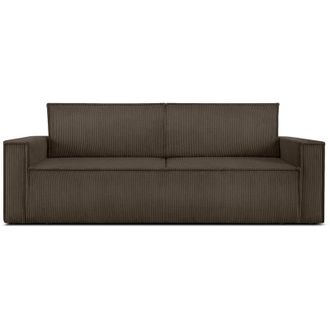 Konsimo NAPI Schlafsofa in Pet Friendly Cord-Stoff, braun