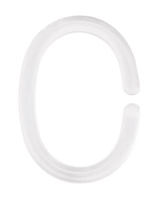 Kleine Wolke Duschvorhang - Ringe Farbe Weiss 12 St&uuml;ck